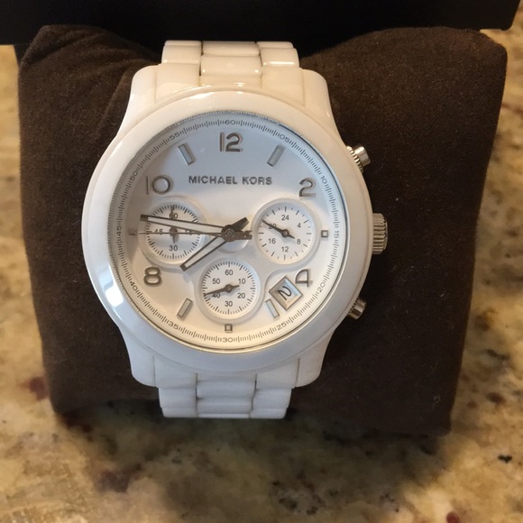 Michael Kors | Accessories | Michael Kors White Ceramic Watch | Poshmark